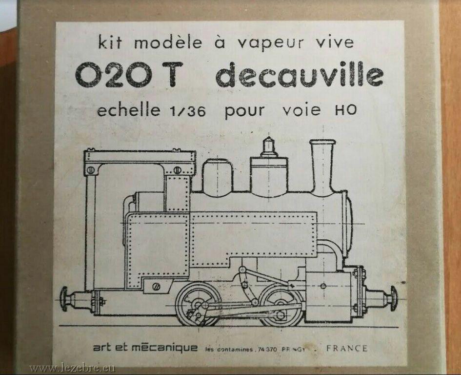Le Zebre - 020 T HO Live steam Decauville Art et Mecanique Locomotive ...
