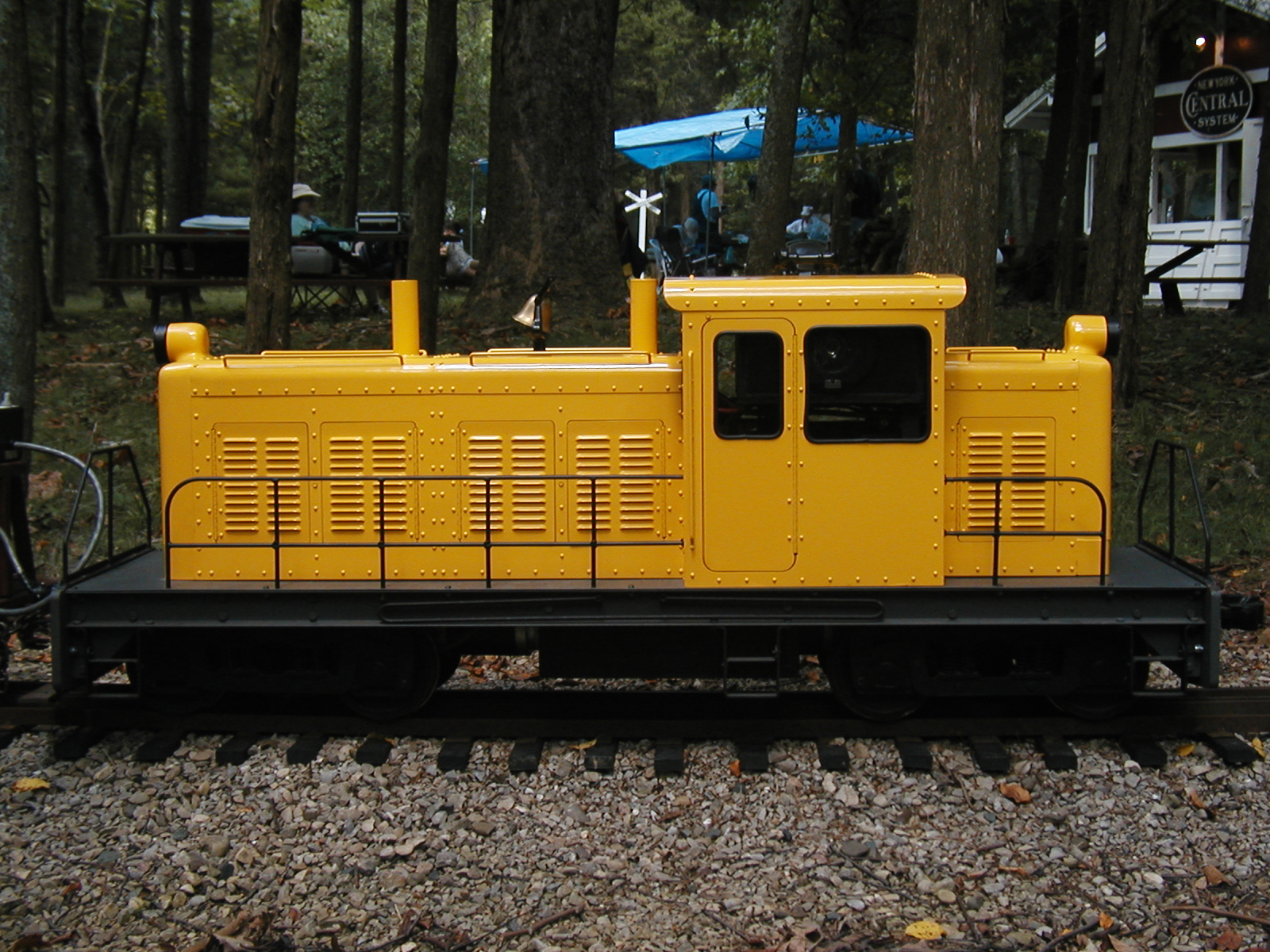 Le Zebre - Live steam RMI Diesel locomotive engine train - Schram