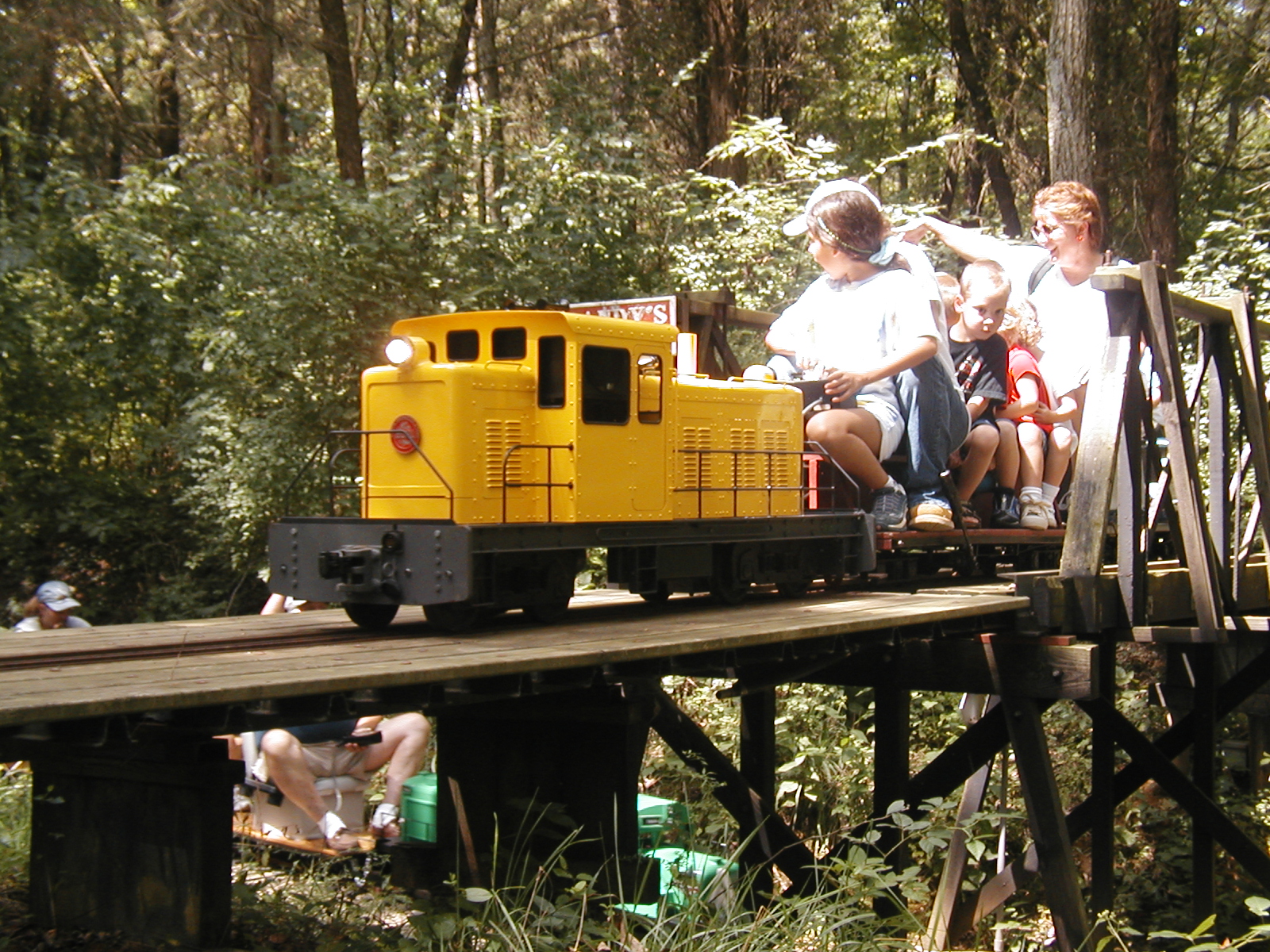 Le Zebre - Live steam RMI Diesel locomotive engine train - Schram