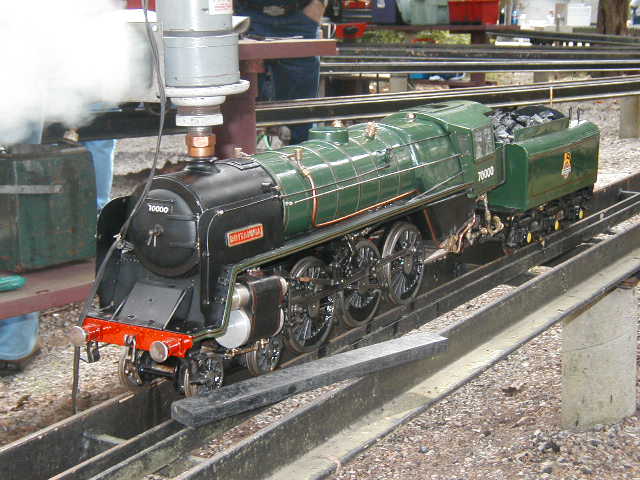 Le Zebre - Live steam Britannia locomotive engine train - Schram